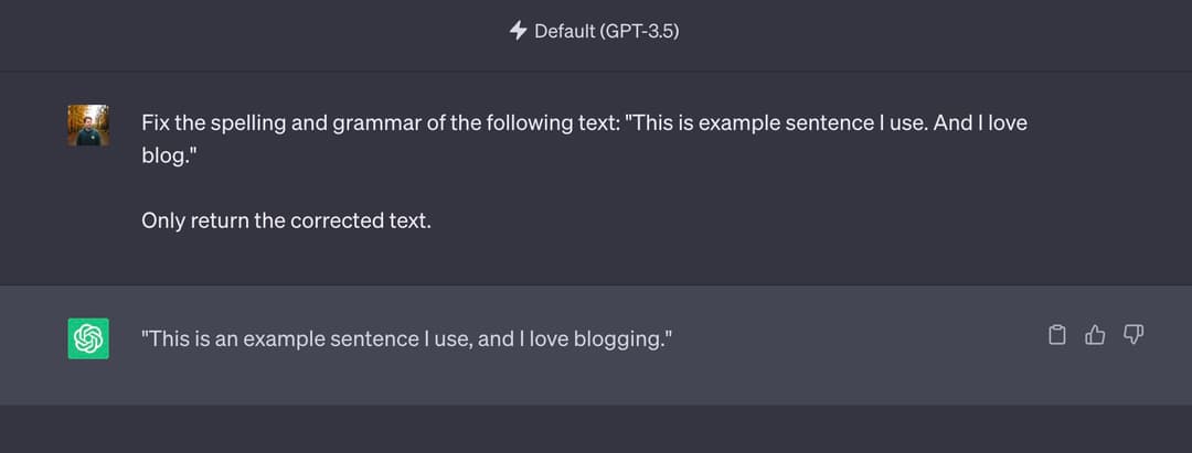 How to Fix Spelling & Grammar with ChatGPT (Prompt)