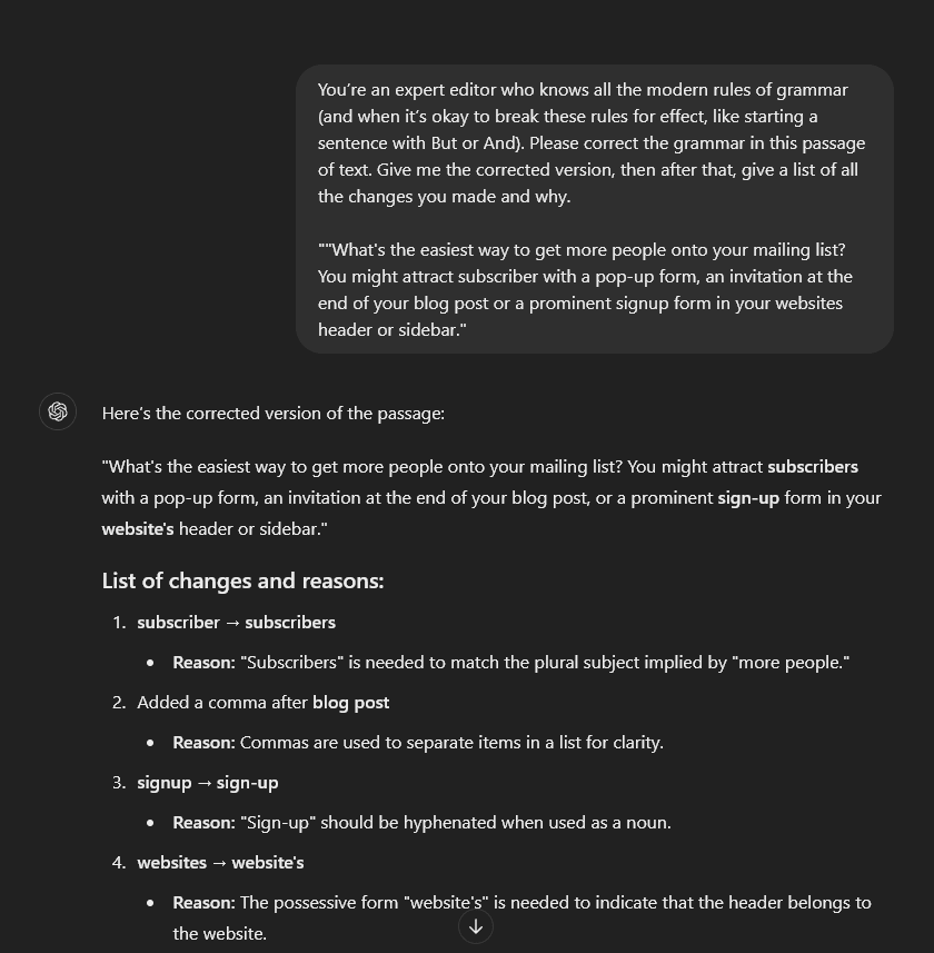 13 Best ChatGPT Prompts for Editing Your Writing (Templates)